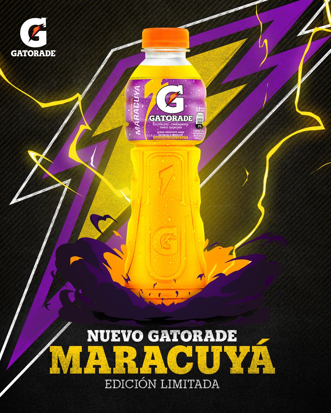 Gatorade lanza su nuevo sabor de temporada maracuyá